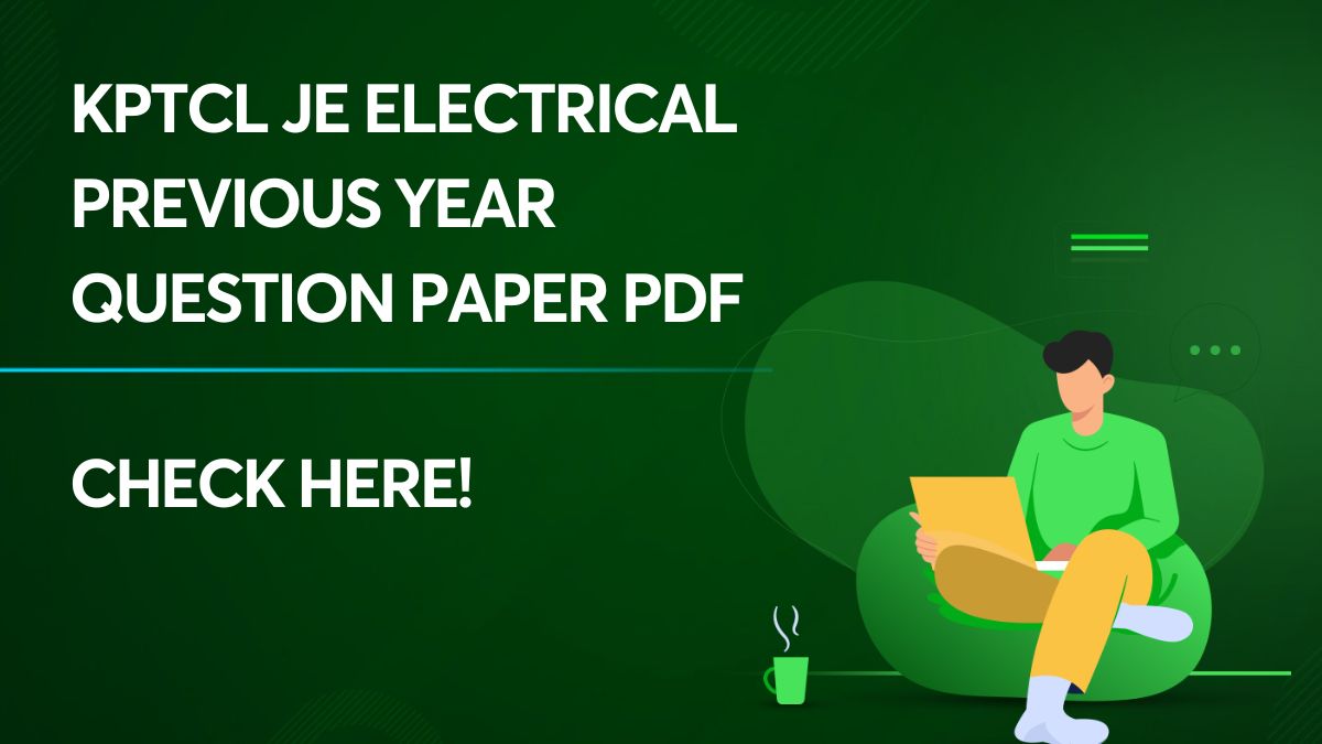KPTCL JE Electrical Previous Year Question Paper Pdf & Benefits
